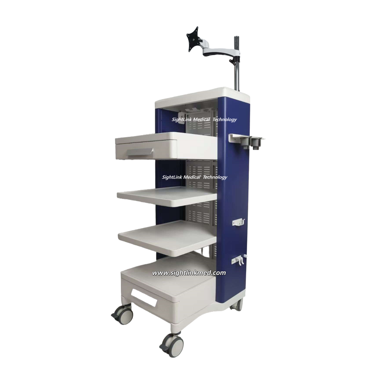 Mobile Ultrasound Equipment Trolley Laptop Cart for Endoscope Medical ...