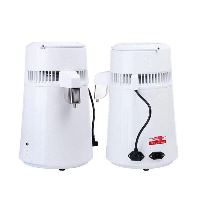 Stainless Steel 4L Portable Water Distiller With Glass Container for ...