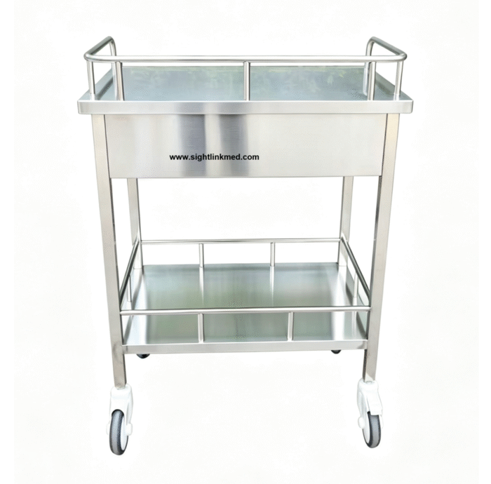 304 S.S Medical Trolley Treatment Trolley Hospital Furniture SUV ...